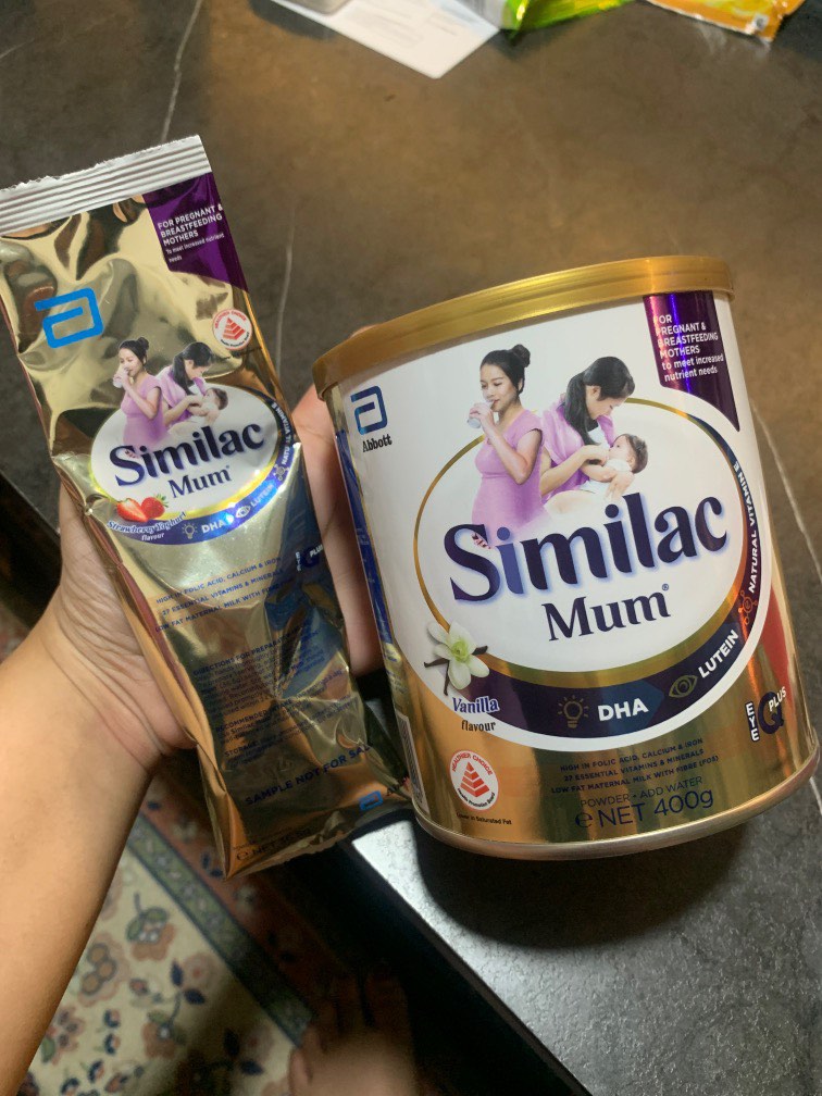 Similac Mum Maternal Milk Powder (Vanilla), Babies & Kids, Maternity ...
