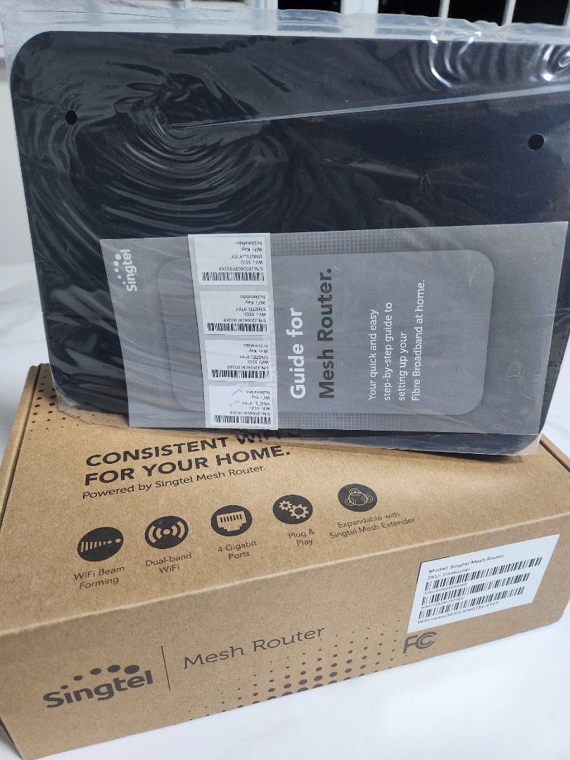 Singtel Mesh Router, Computers & Tech, Parts & Accessories, Networking ...