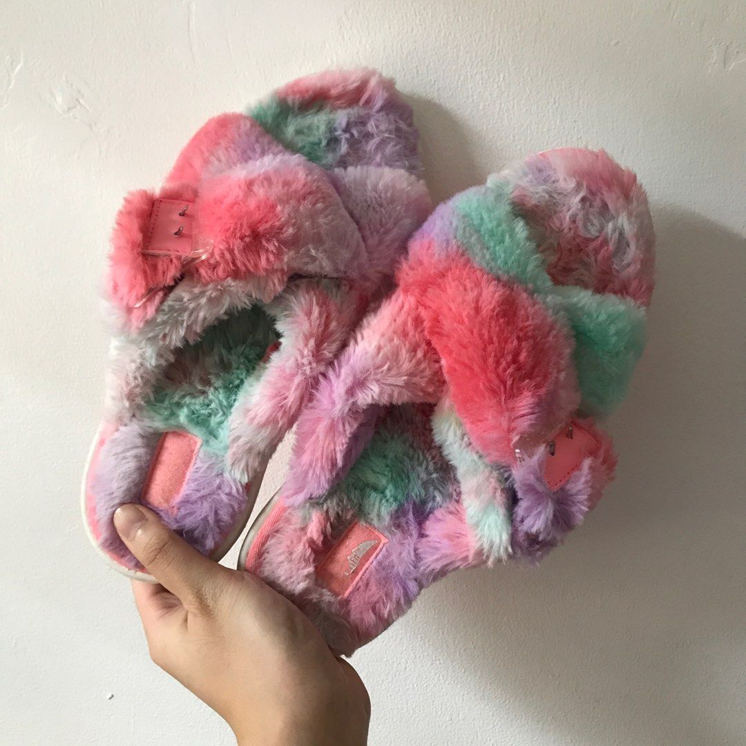 Skechers Go Lounge Fluffy Slippers, Women's Fashion, Footwear, Slippers ...