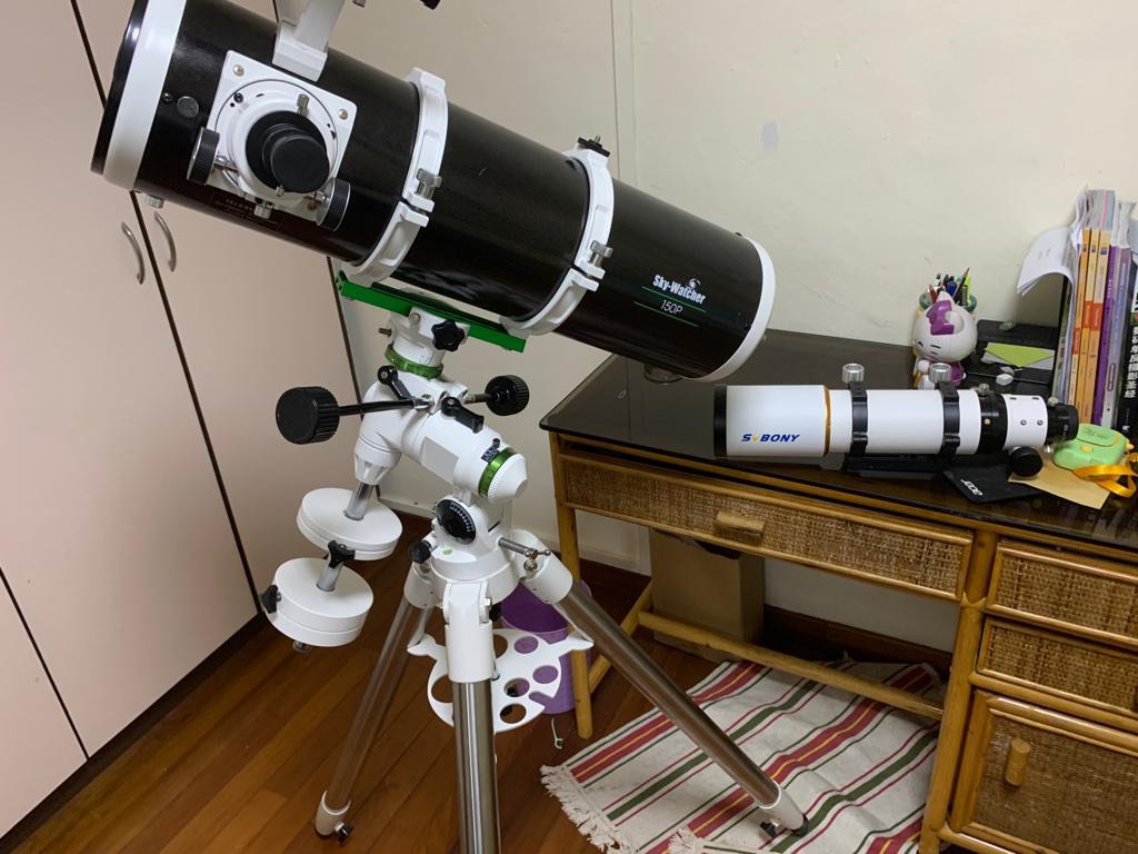 Sky Watcher Telescope 150P + EQ3, Photography, Lens & Kits on Carousell