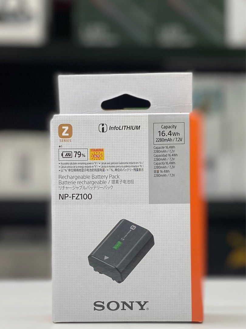 Sony NP-FZ100 Rechargeable Lithium Ion Battery, Photography, Photography Accessories, Batteries ...