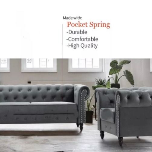 Sophia Sofa Set 1/2/3 Seater | Living Room | Sofa | Modern, Furniture ...