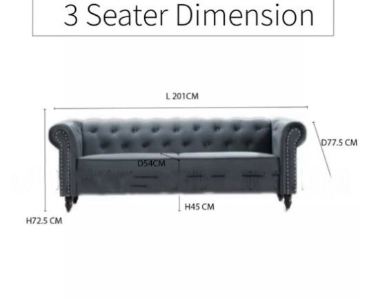 Sophia Sofa Set 1/2/3 Seater | Living Room | Sofa | Modern, Furniture ...