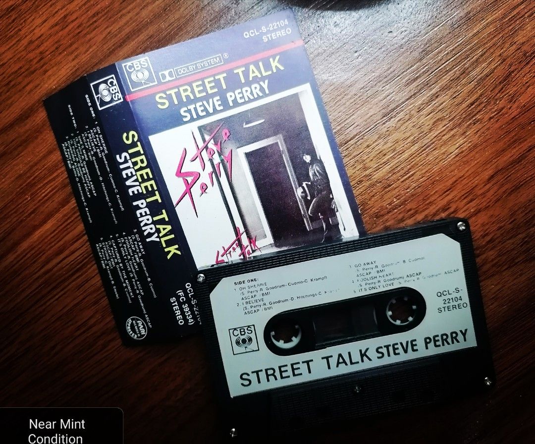 Steve Perry Street Talk Cassette Tape Original Cassette Tapes Vintage ...