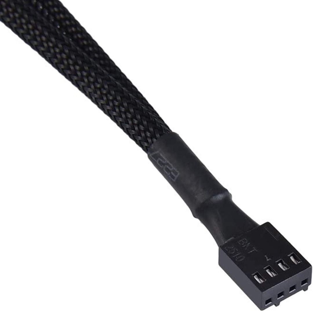 [Stockist.SG] 4 Pack PWM Fan Splitter Cable Y Splitter Computer PC Fan ...
