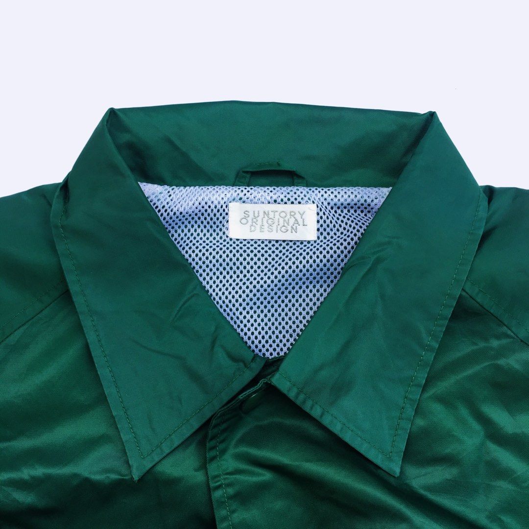 Suntory Design Jaket Coach, Fesyen Pria, Pakaian , Baju Luaran di Carousell