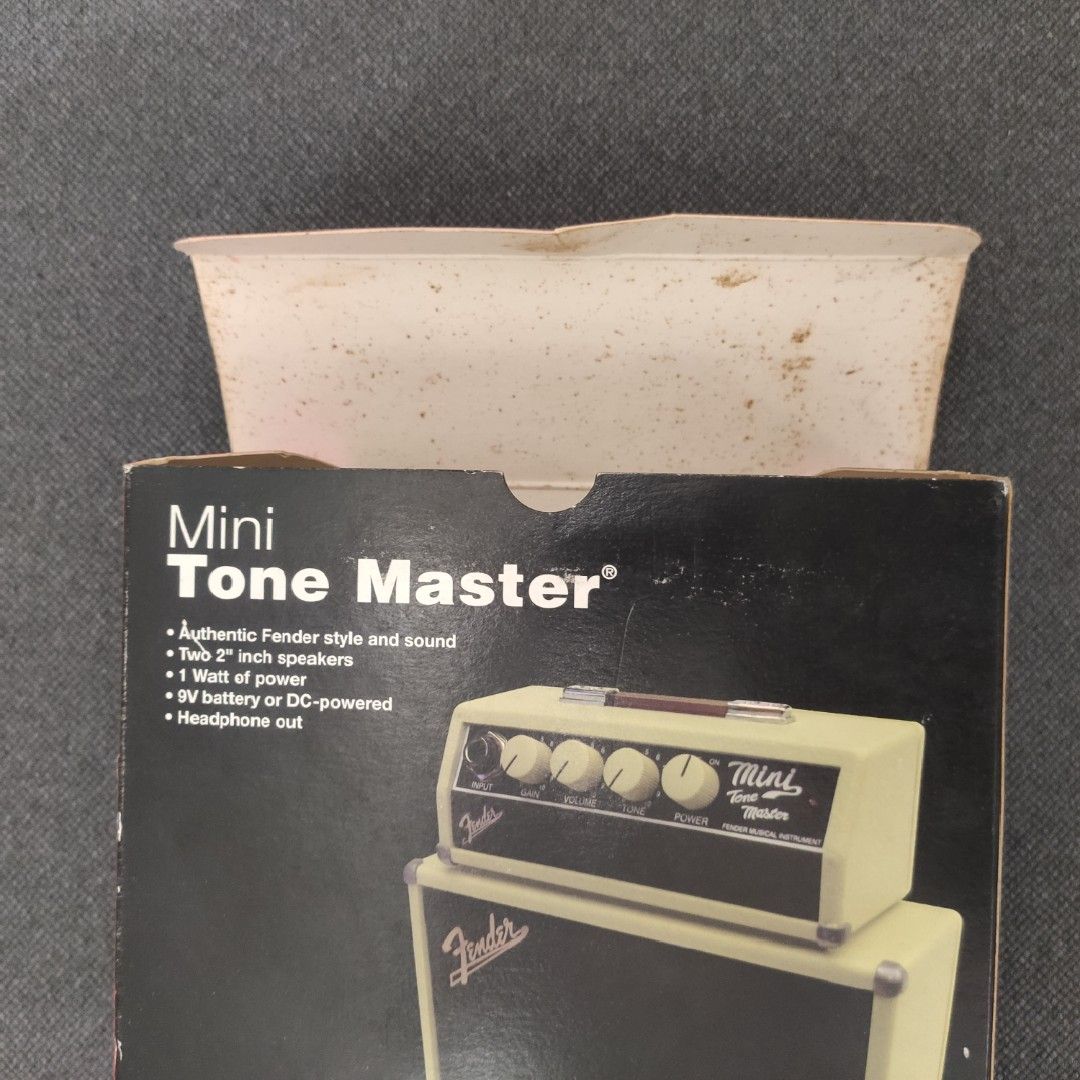 Super Rare Fender Mini Tone Master Electric Guitar Amplifier Amp ...