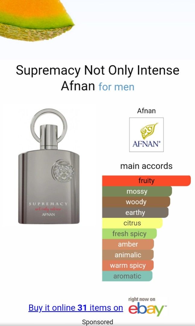 Supremacy Not Only Intense 100ml by AFNAN Original Tester Eropa (NEW ...