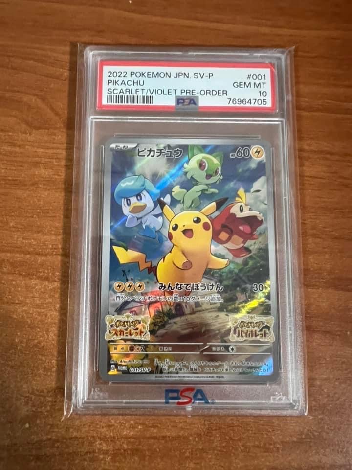 SV Pikachu Promo PSA 10, Hobbies & Toys, Toys & Games on Carousell