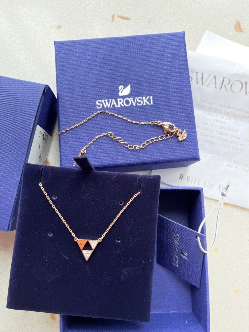 Swarovski Heroism necklace Rose gold colour