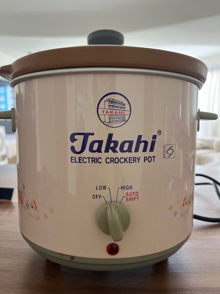 Takahi Electric slow cooker, TV & Home Appliances, Kitchen Appliances ...