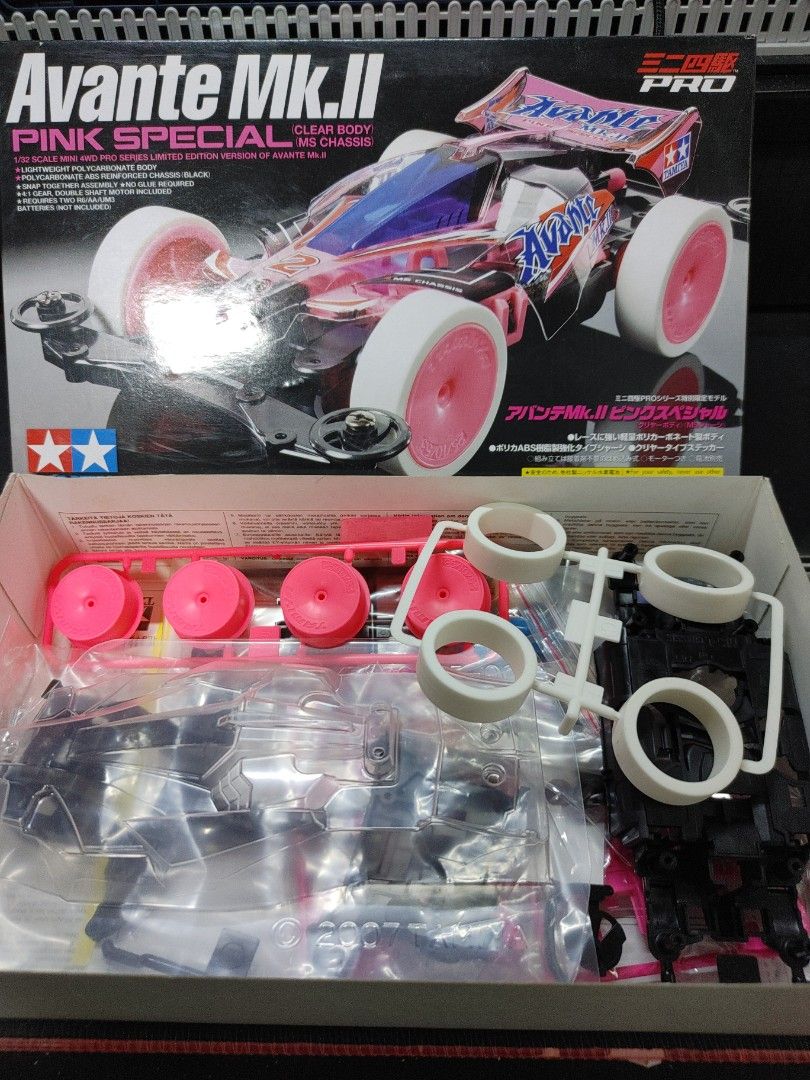 Tamiya Mini 4WD Avante Mk.II Pink Special, Hobbies & Toys, Toys & Games ...