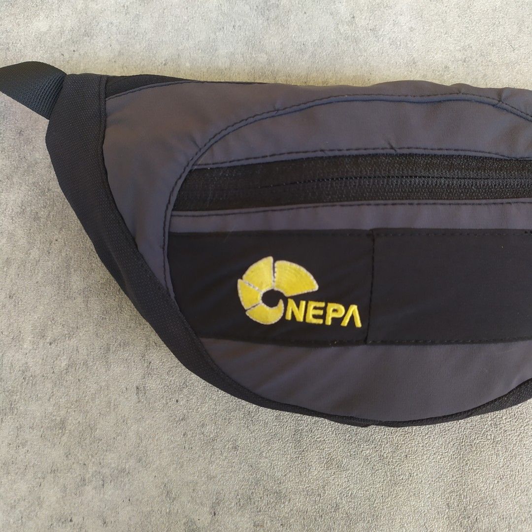TAS WAISTBAG NEPA DAUR ULANG/REWORK SECOND, Fesyen Pria, Tas & Dompet ...