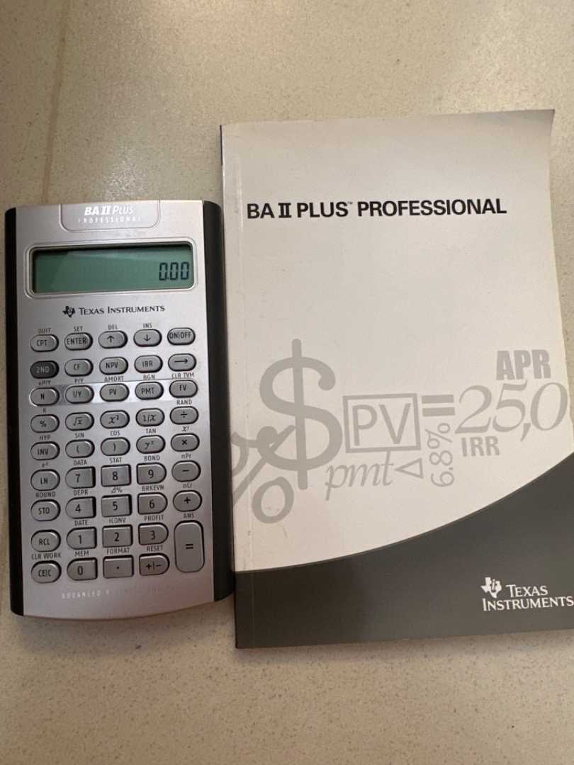 Texas TI BA II Plus Professional, Computers & Tech, Office & Business ...