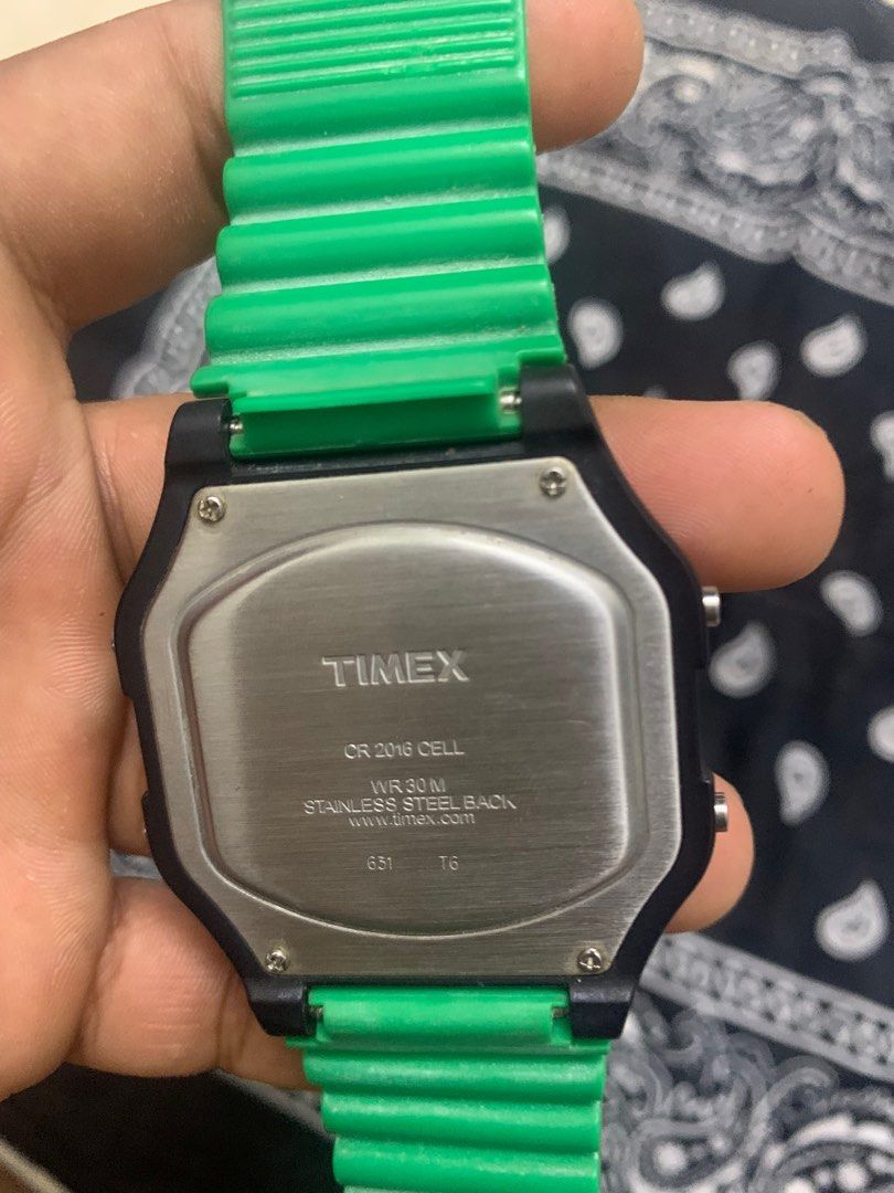 Timex cr 2016 cell wr 30 m watch, Men's Fashion, Watches & Accessories ...