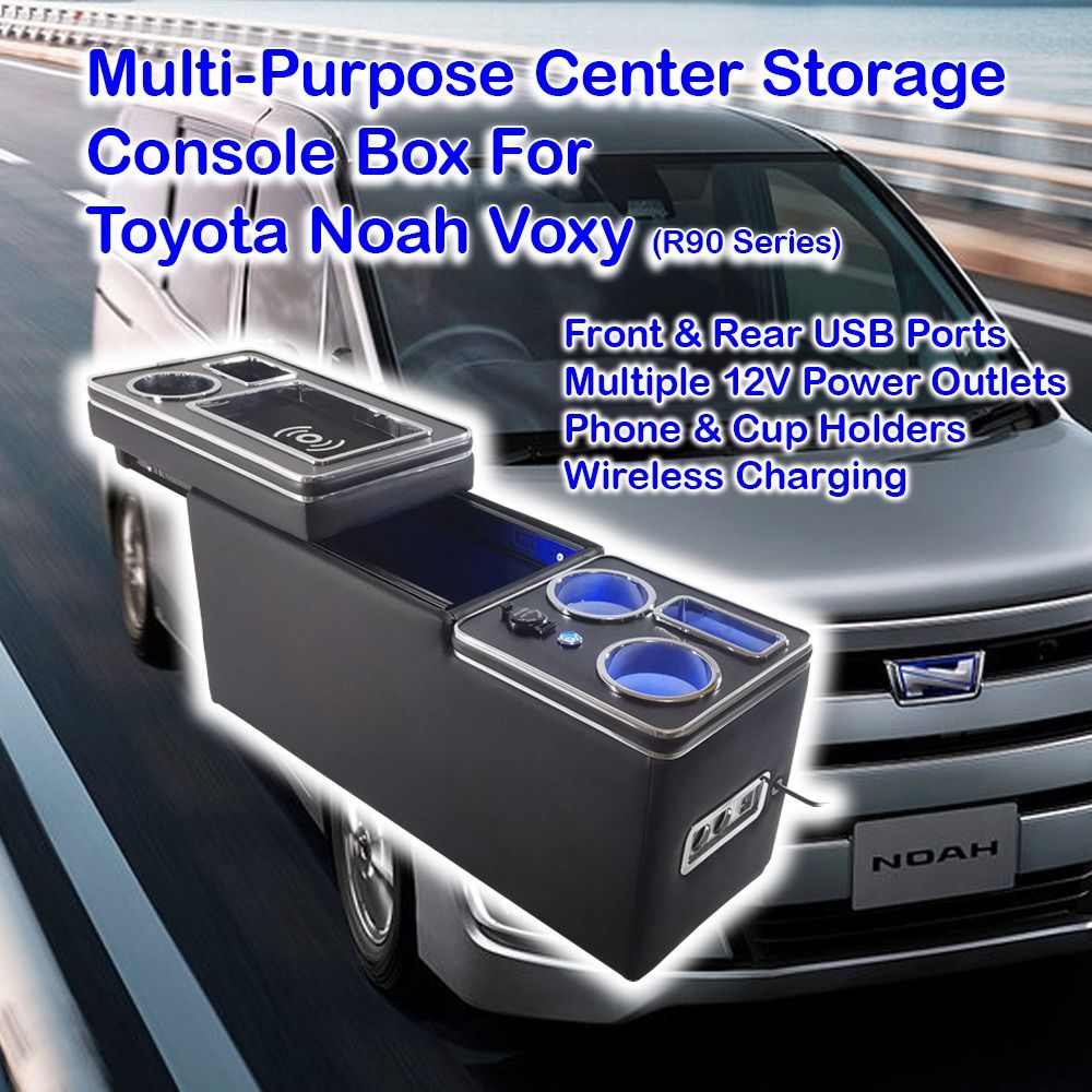 Toyota Noah Voxy Nissan Serena e-Power Center Storage Console Organizer ...