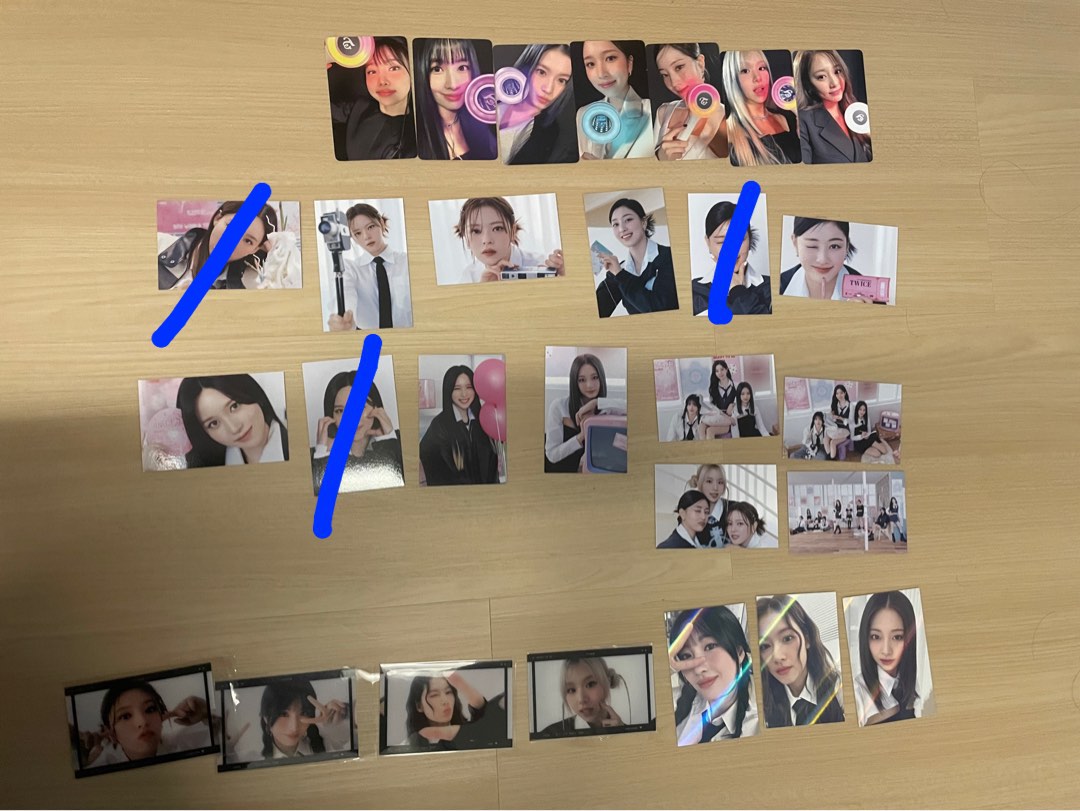 TWICE READY TO BE trading cards candy bong infinity withmuu pob nayeon ...