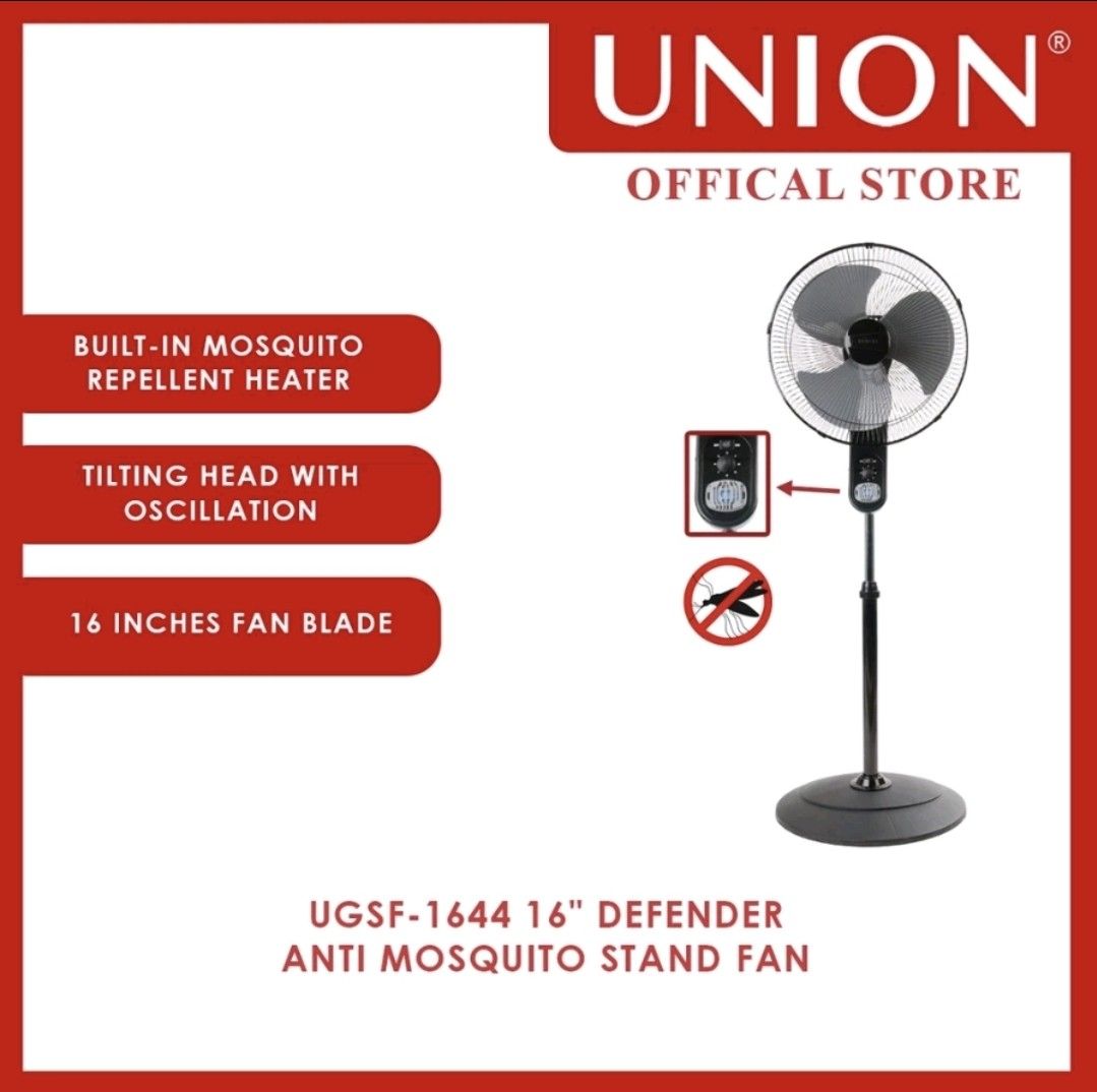 UNION Anti Mosquito Stand Fan, Furniture & Home Living, Lighting & Fans ...