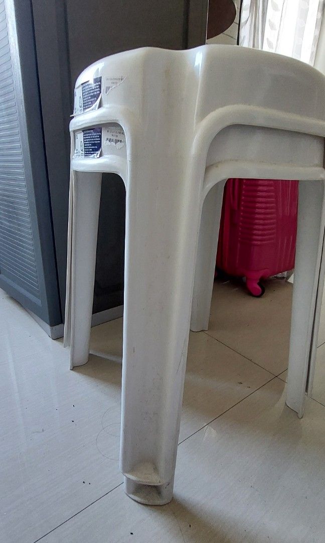 Uratex 201 stool outdoor indoor chair White on Carousell