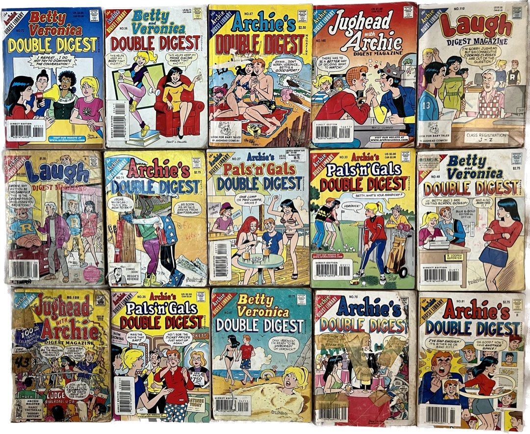 Vintage Archie Digest Library, Hobbies & Toys, Books & Magazines ...