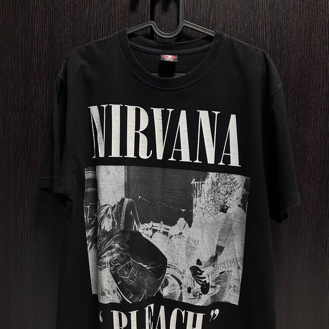 Vintage Nirvana Bleach tee, Men's Fashion, Tops & Sets, Tshirts & Polo ...