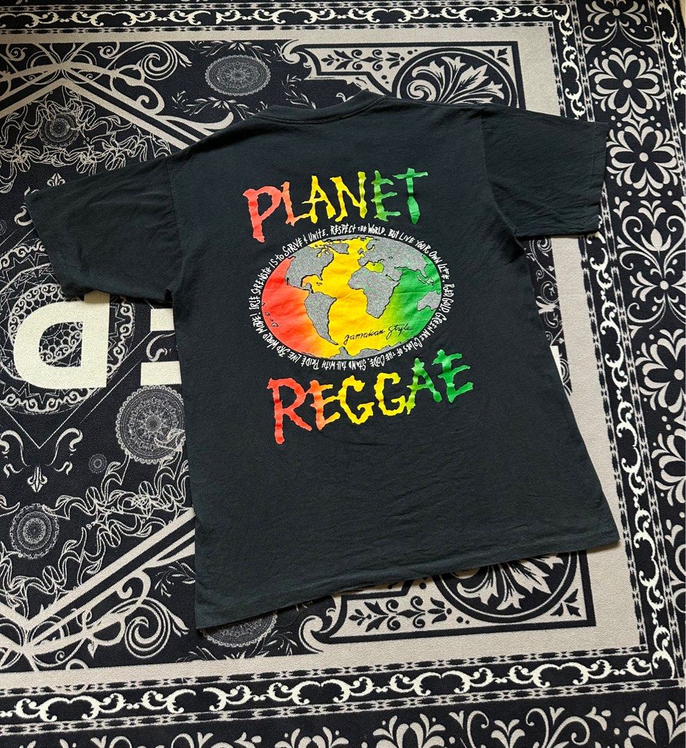 Vintage single stitch reggae planet tee on Carousell