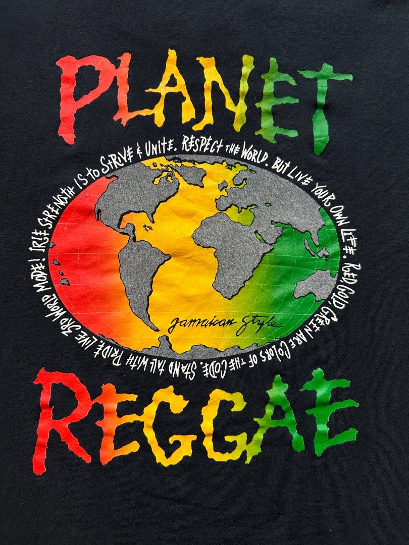 Vintage single stitch reggae planet tee on Carousell