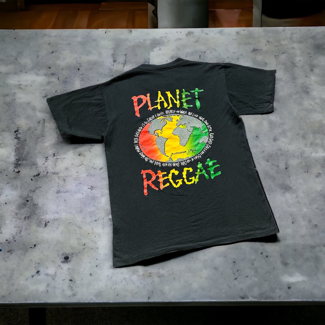 Vintage single stitch reggae planet tee on Carousell