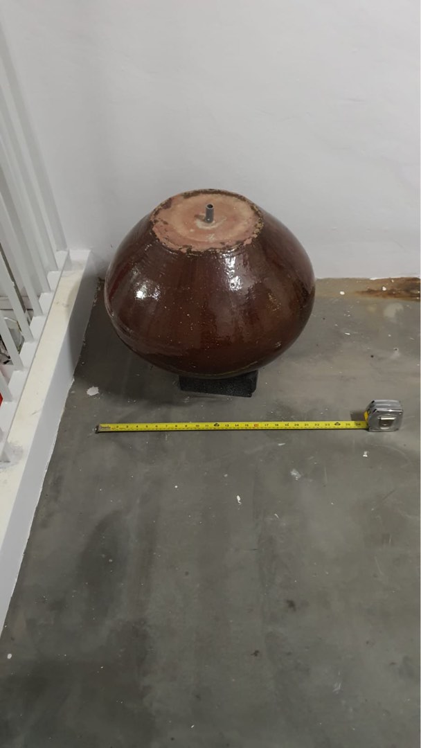 Balinese Water Pot (can be Used for Water Fountain), Furniture & Home ...
