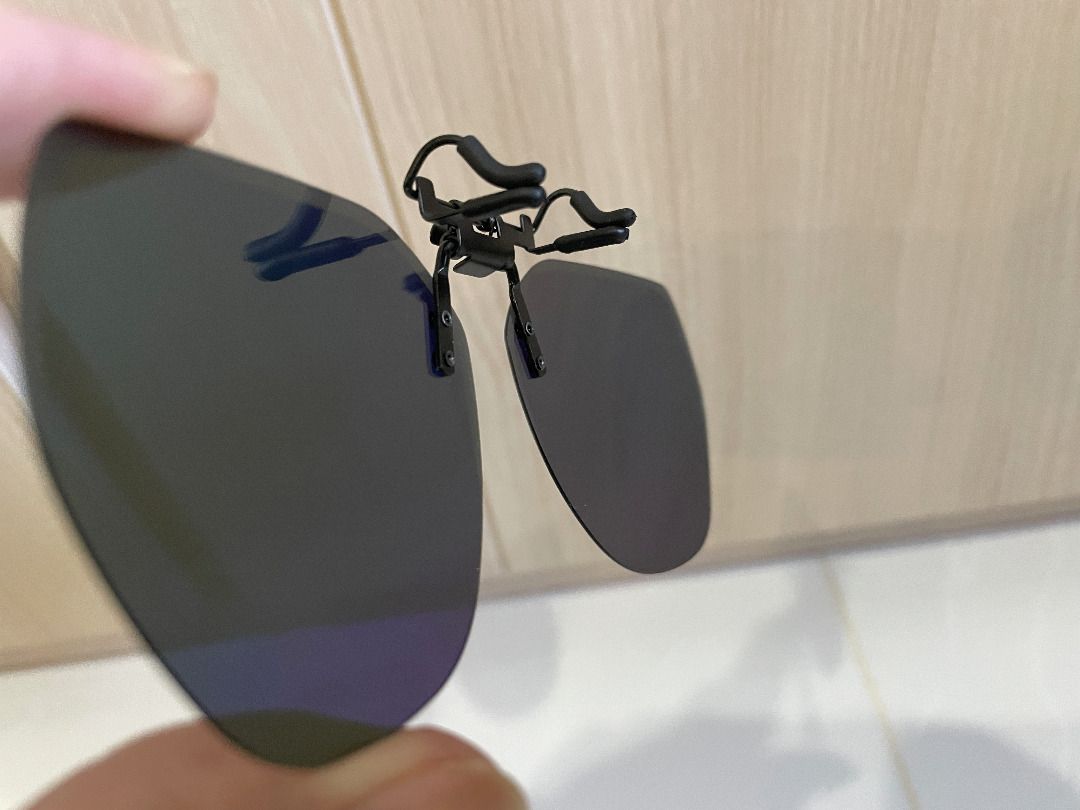 Women And Men Clip On Sunglasses Sun Shade Clip On Flip Up Removable Attach Yellow Pink Detachable