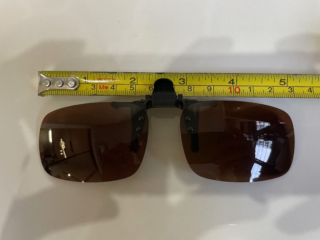 Women And Men Clip On Sunglasses Sun Shade Clip On Flip Up Removable Attach Yellow Pink Detachable