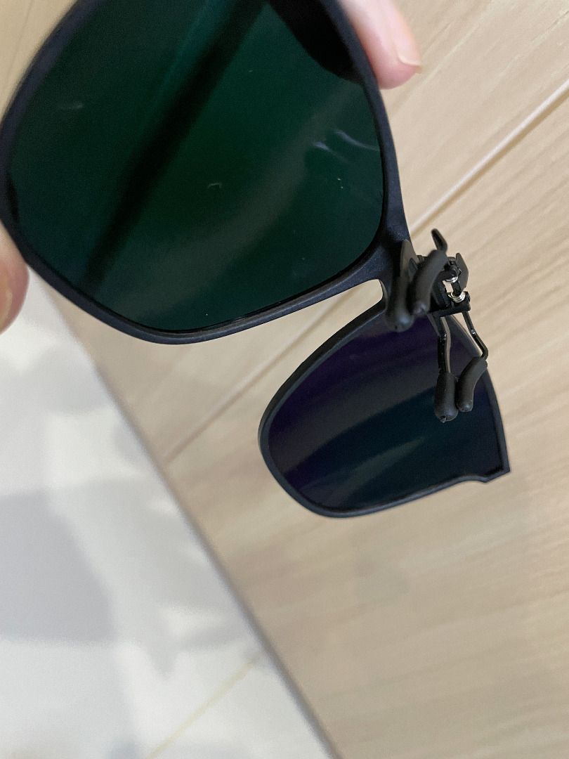 Women And Men Clip On Sunglasses Sun Shade Clip On Flip Up Removable Attach Yellow Pink Detachable