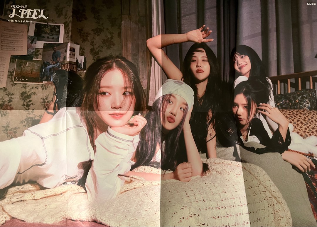 [WTS/LFB](G)I-DLE - 6th Mini Album [I feel] Official Poster A/B ...