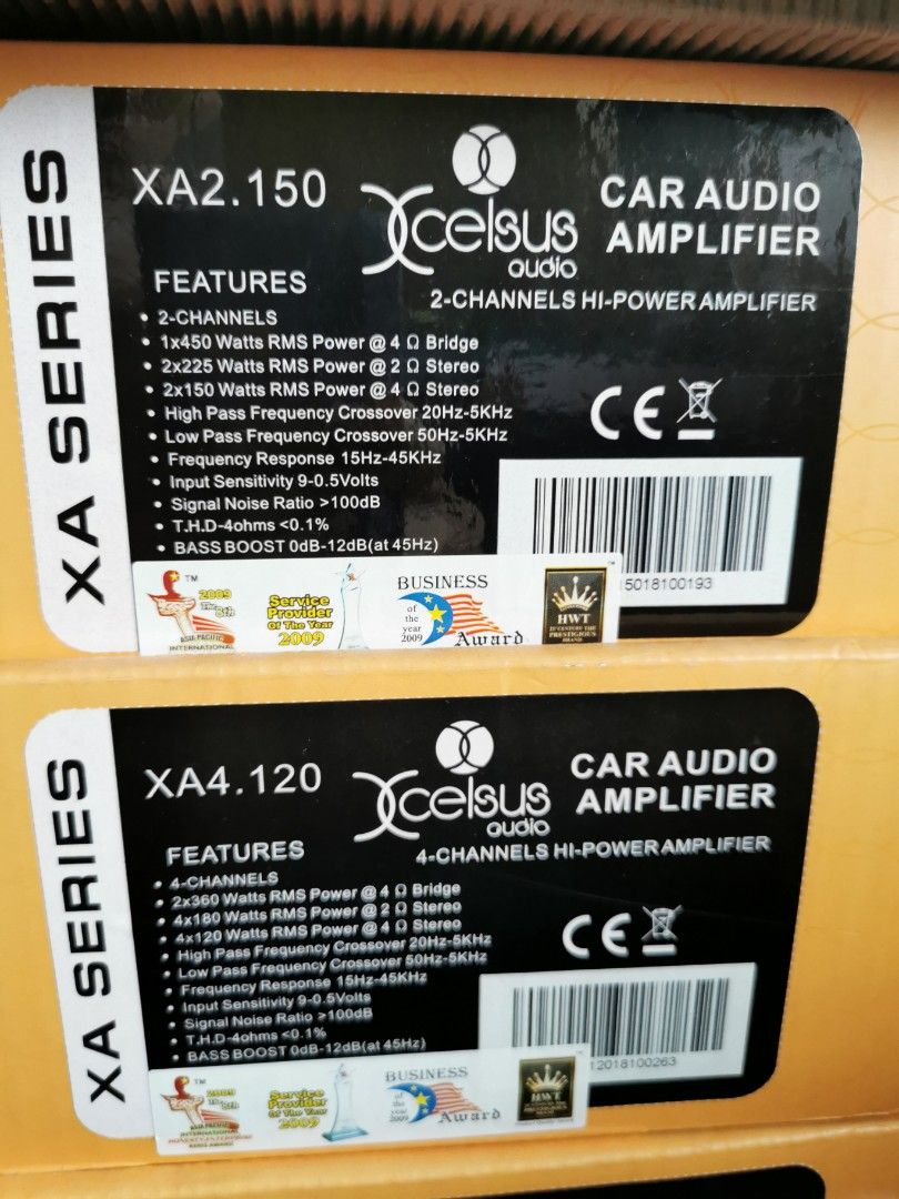 Xcelsus XA2.150 High Powered 2 Channel Amplifier, Audio, Soundbars ...