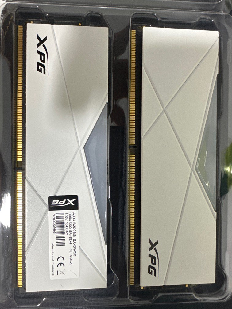 XPG RGB DDR4 RAM 16GB KIT, Computers & Tech, Parts & Accessories ...