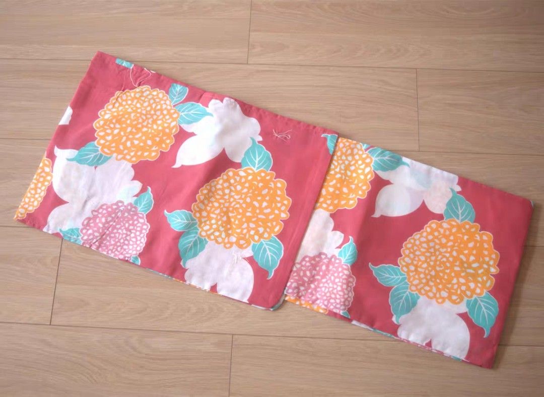 Yukata Set (Red) Japanese Traditional Clothing Costume Japan Kimono ...