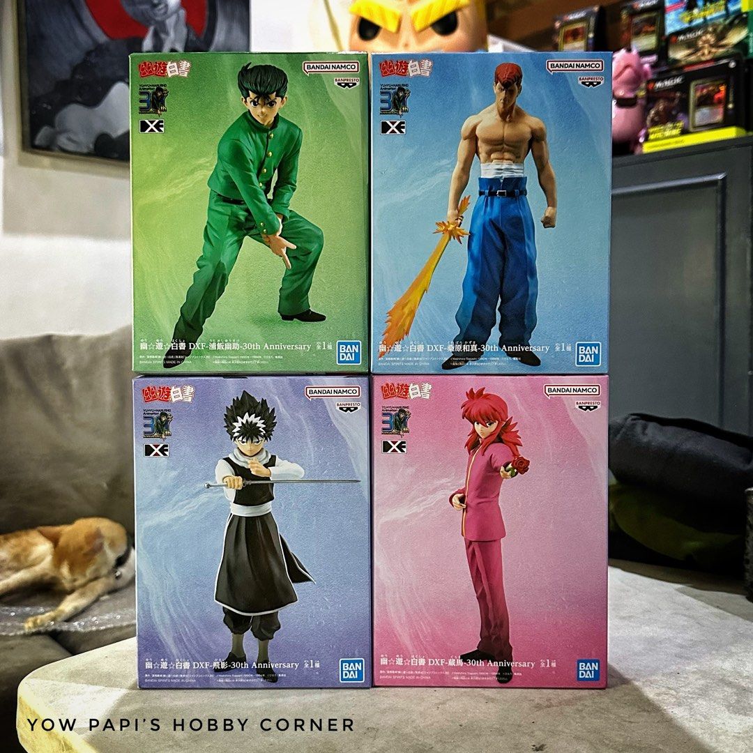 YUYU HAKUSHO 30TH ANNIVERSARY - YUSUKE URAMESHI HIEI KURAMA KUZAMA KUWABARA - BANPRESTO, Hobbies ...
