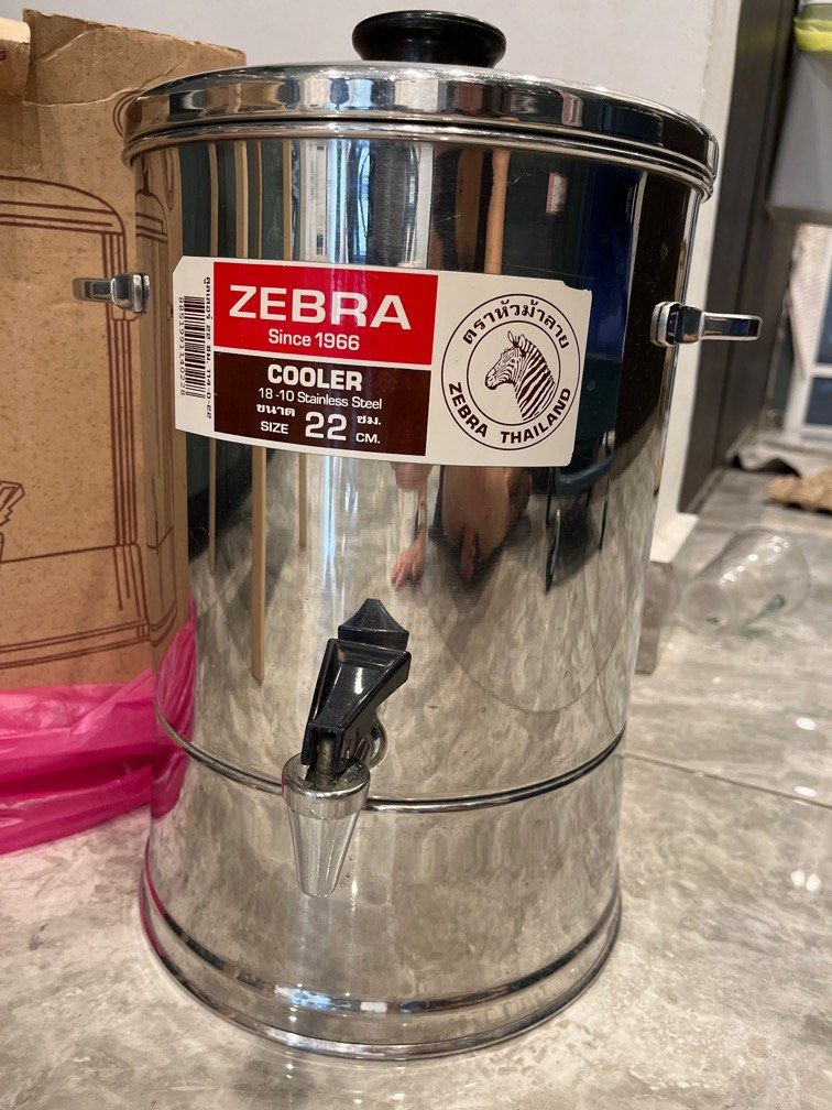 ZEBRA Thailand Stainless steel Cooler, Furniture & Home Living ...