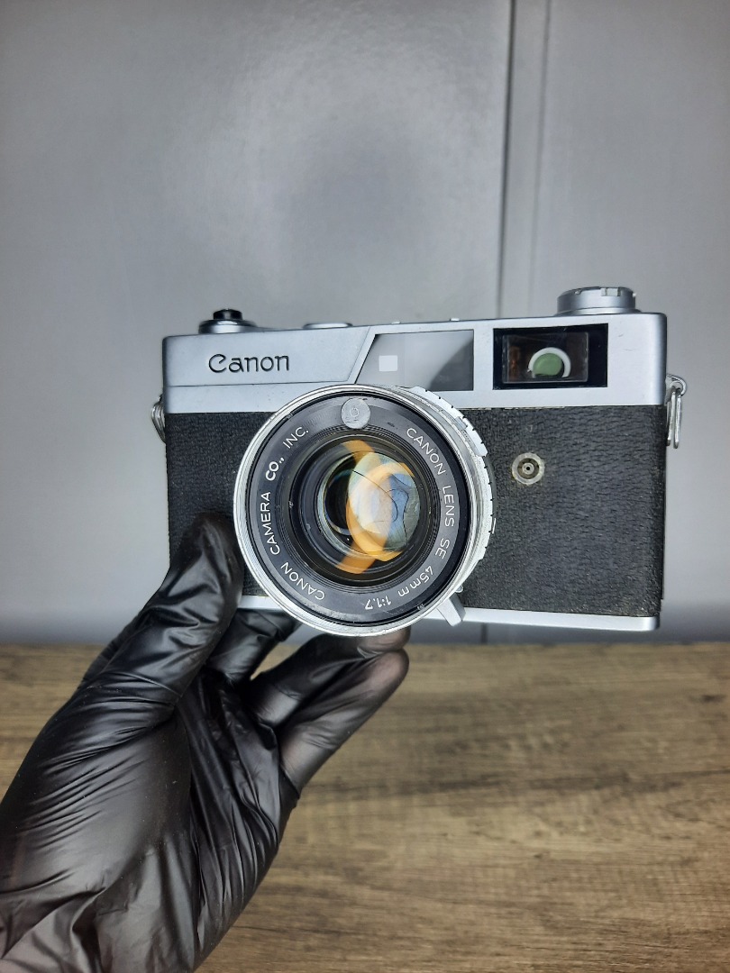 1964 Canon Canonet S with f1.7 lens Rangefinder Camera, Photography ...