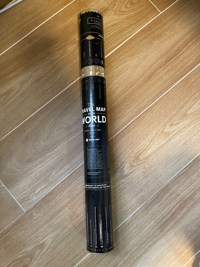 1DEA.me Travel map of the world, 興趣及遊戲, 旅行, 旅遊 - 旅行必需品及用品 - Carousell