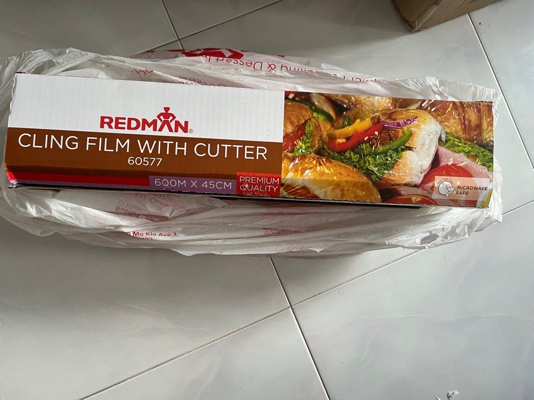2 * Redman cling film with cutter 600m*45cm, TV & Home Appliances ...