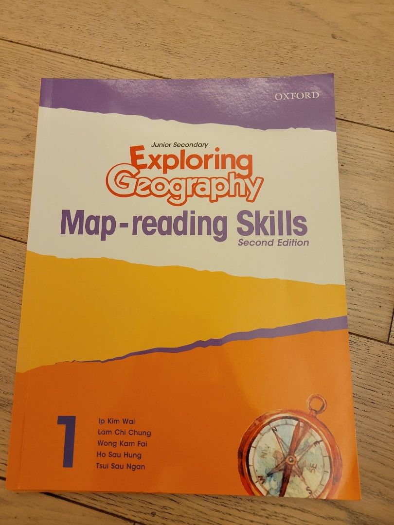 3 geography books map reading, 興趣及遊戲, 書本 & 文具, 教科書 - Carousell