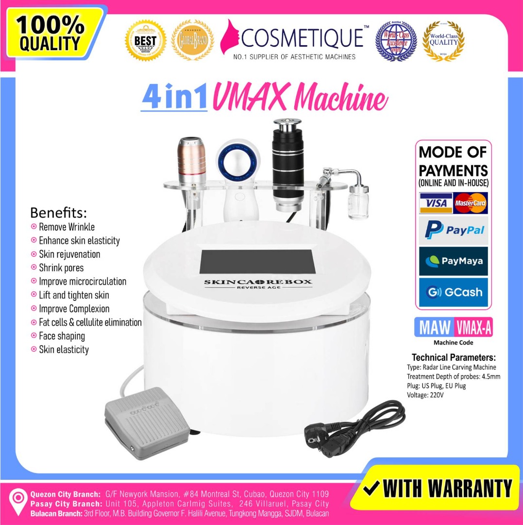 4in1 VMAX machine, Beauty & Personal Care, Face, Face Care on Carousell