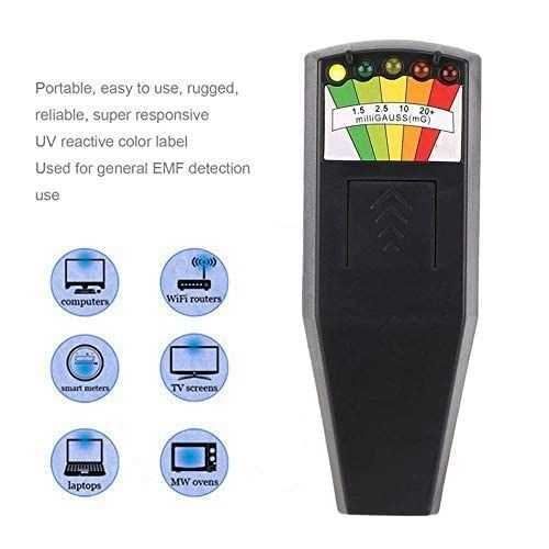 實體店鋪 5 LED Nuclear EMF Meter Magnetic Field Detector Ghost Hunting ...