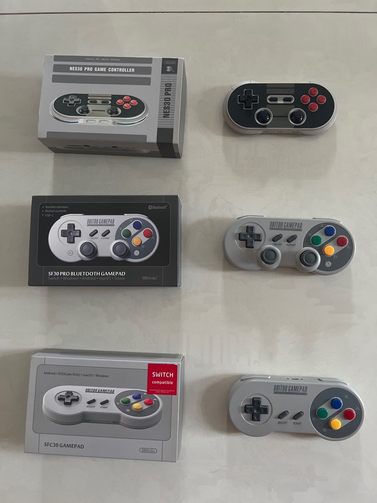 8bitdo nes30 pro sf30 pro sf30, 電子遊戲, 遊戲機配件, 手掣 - Carousell