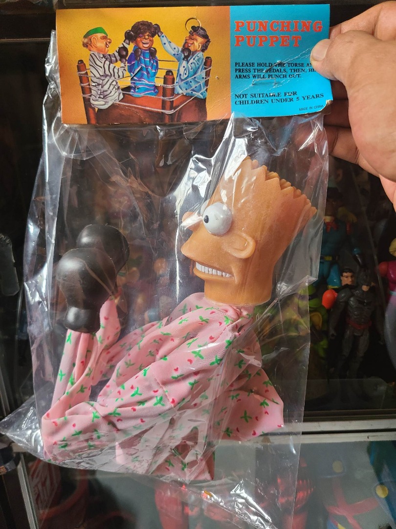 90's Bart Simpsons Punching Puppet palengke toy, Hobbies & Toys, Toys ...