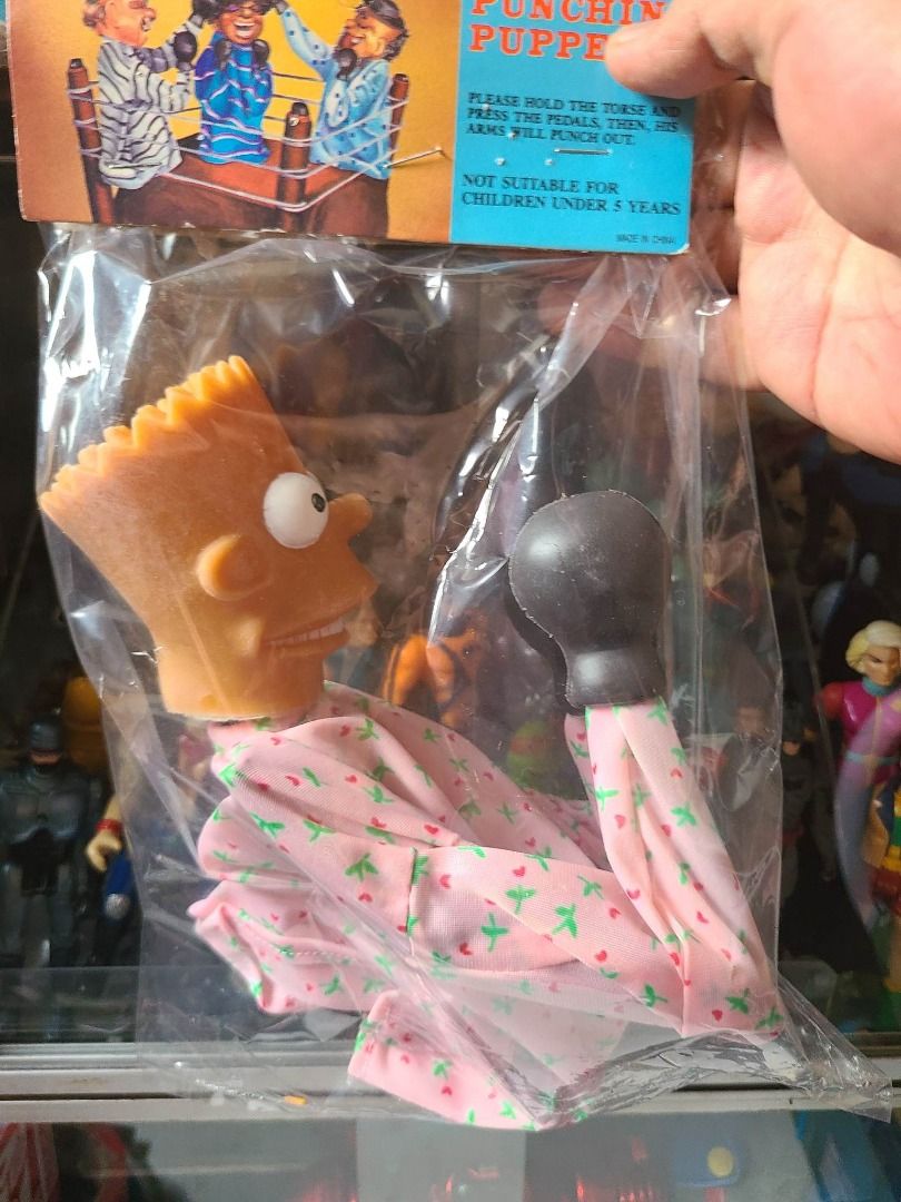 90's Bart Simpsons Punching Puppet palengke toy, Hobbies & Toys, Toys ...