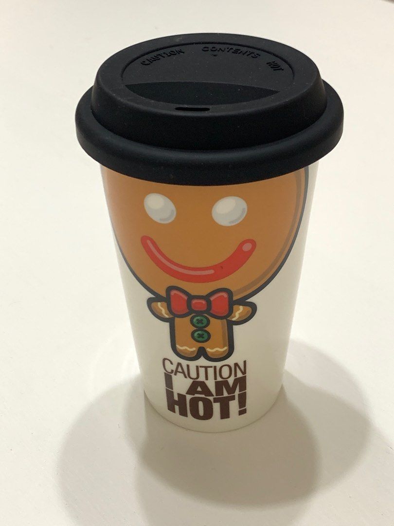 全新絕版 McCafe McDonald’s tumbler 瓷器有蓋, 傢俬＆家居, 廚具和餐具, 廚水杯、水壺 - Carousell