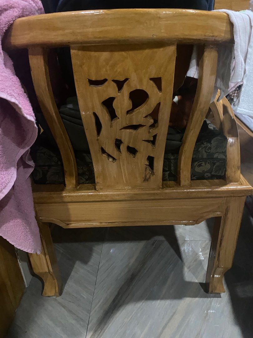 Acacia Wood Sala Set, Furniture & Home Living, Furniture, Chairs on ...