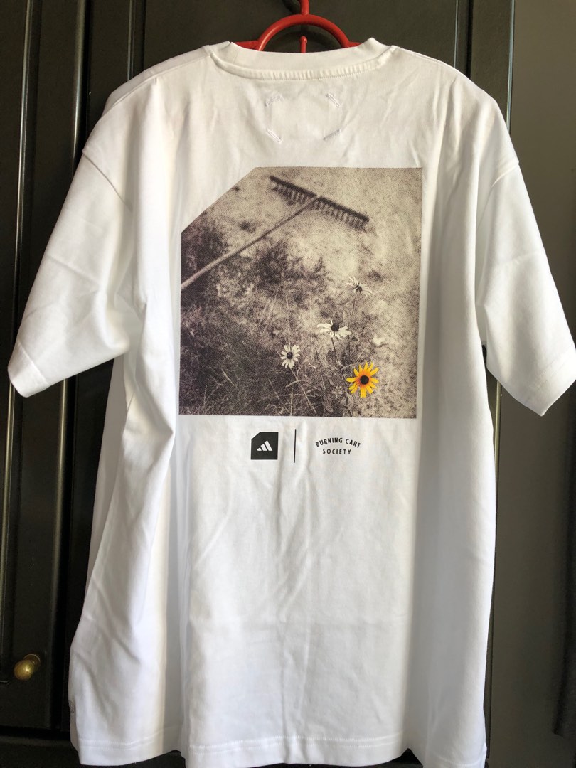 Adidas Burning Cart Society Tee, Men's Fashion, Tops & Sets, Tshirts ...